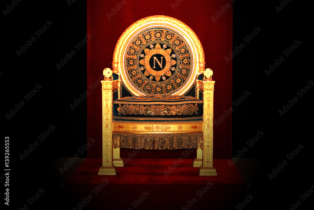 Magnificent and ancient throne for the Emperor. Stock Photo | Adobe Stock