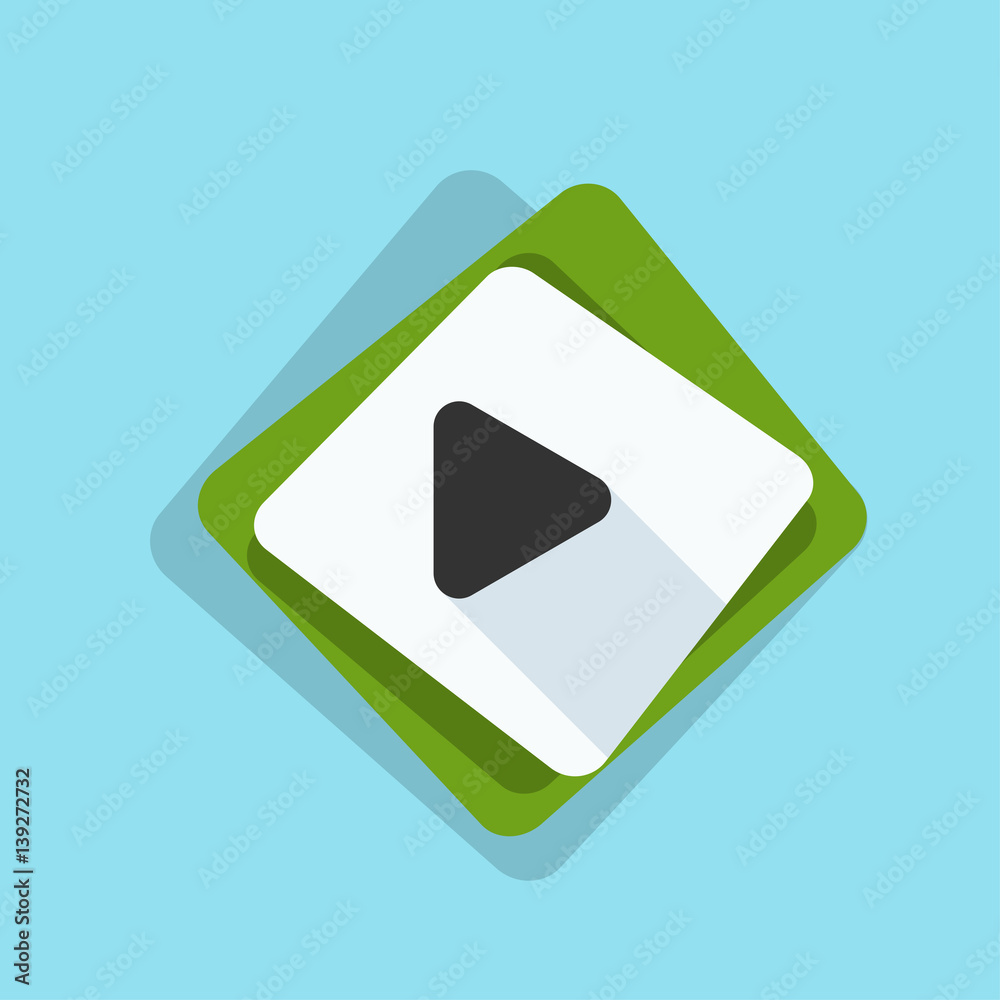 Play Button illustration Stock-Vektorgrafik | Adobe Stock