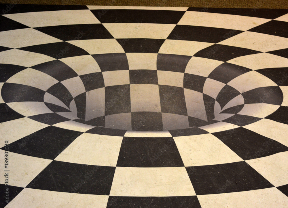 Pattern With Optical Illusion,Funnel, tightening,Funnel, tightening ...