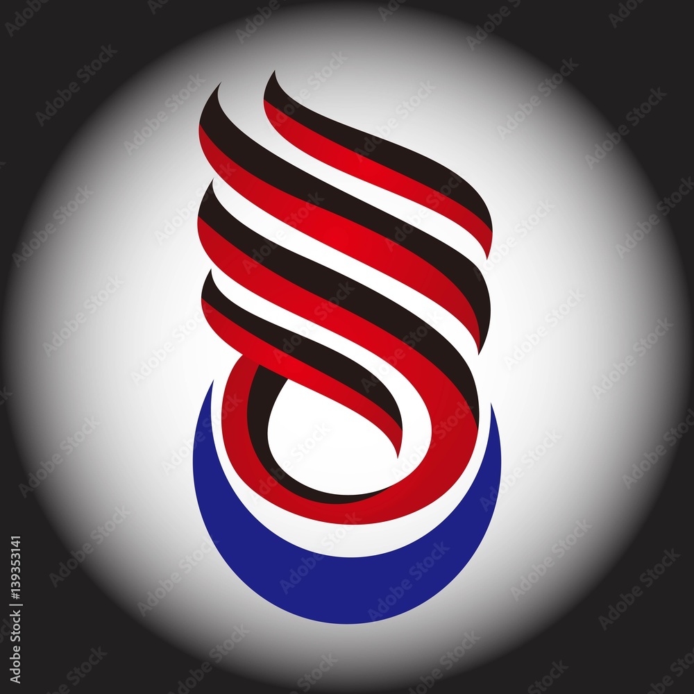 Greatness awaits company award winning brand concept elements icon ...