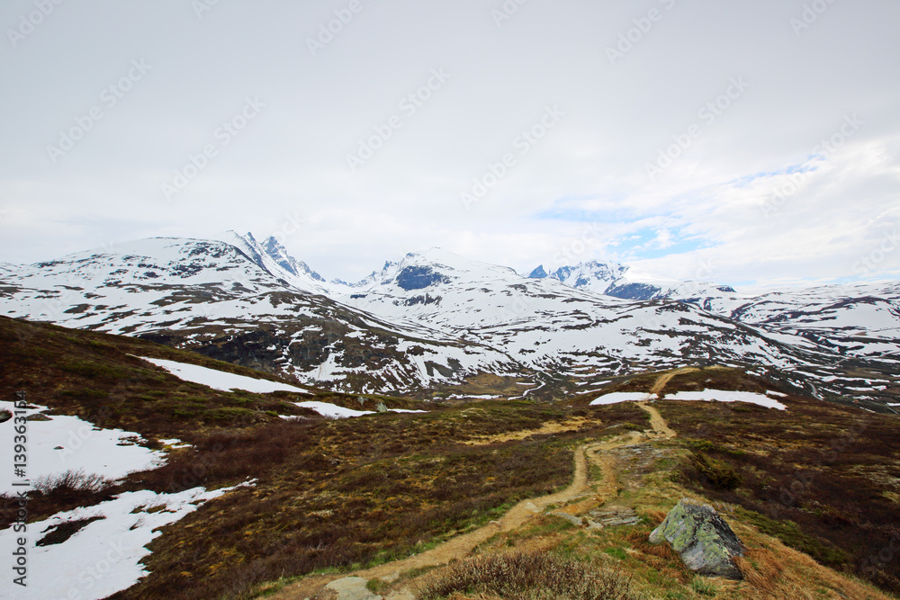 Spring Norway mountains Stock Photo | Adobe Stock
