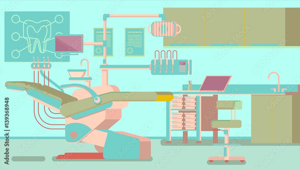 Dentist Office illustrations Stock Vector | Adobe Stock