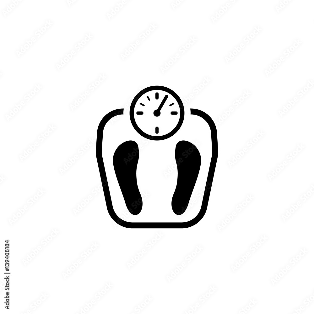 Weight Management Icon. Flat Design. Stock Vector | Adobe Stock