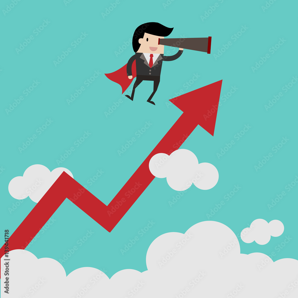 vector business finance. Successful Businessman concept,cartoon ... vector business finance. Successful Businessman concept,cartoon ...