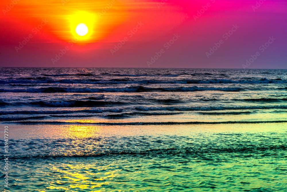 Colorful Ocean Sunset