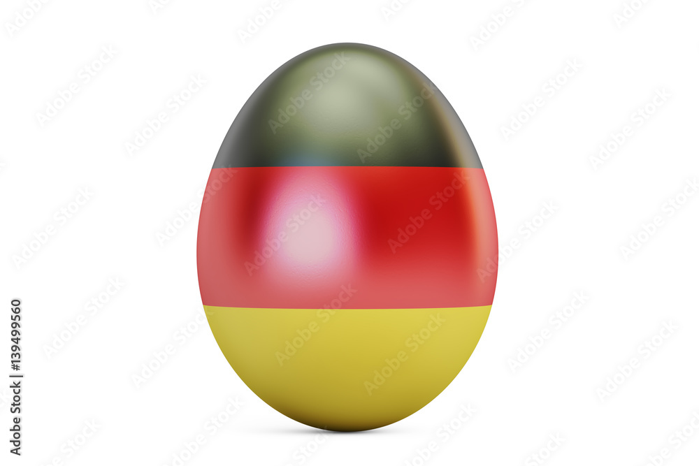 Easter egg with flag of Germany, 3D rendering Stock-Illustration ...