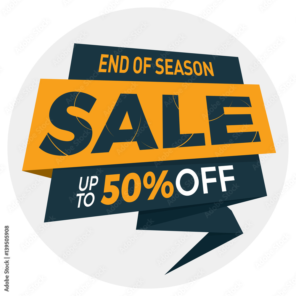 Sale label price tag banner badge template sticker design. Vector ...