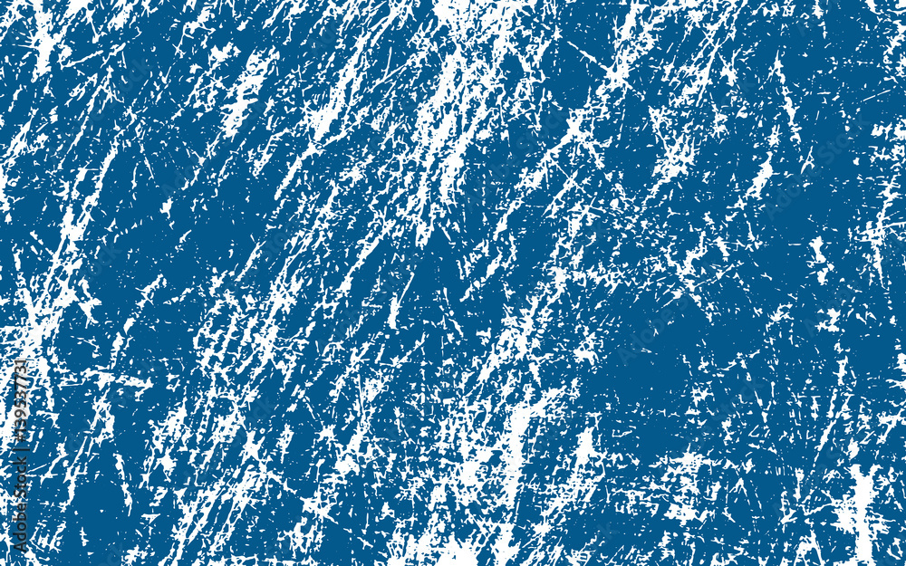 blue paint. white scratches. grunge texture. vector background Stock ...