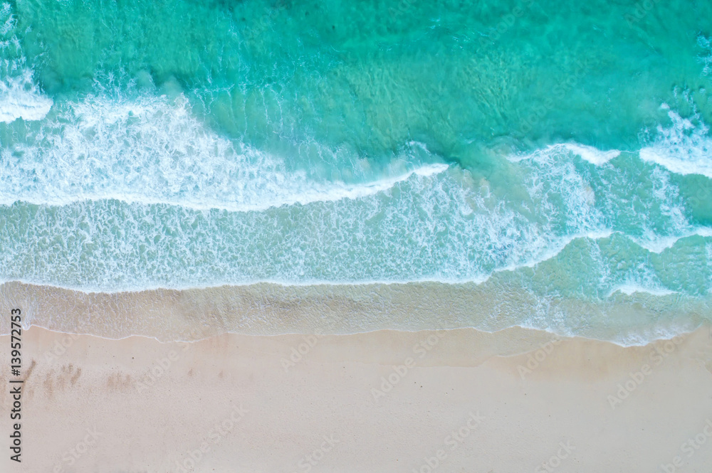 Aerial view. Top view.amazing nature background.The color of the water ...