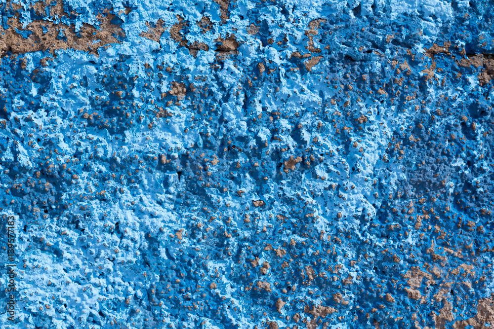Blue plaster texture - blue wall background Stock Photo | Adobe Stock