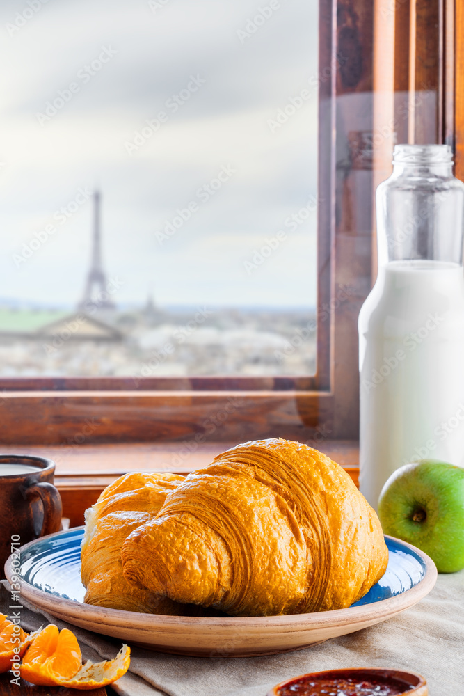 Typical French Breakfast Foods