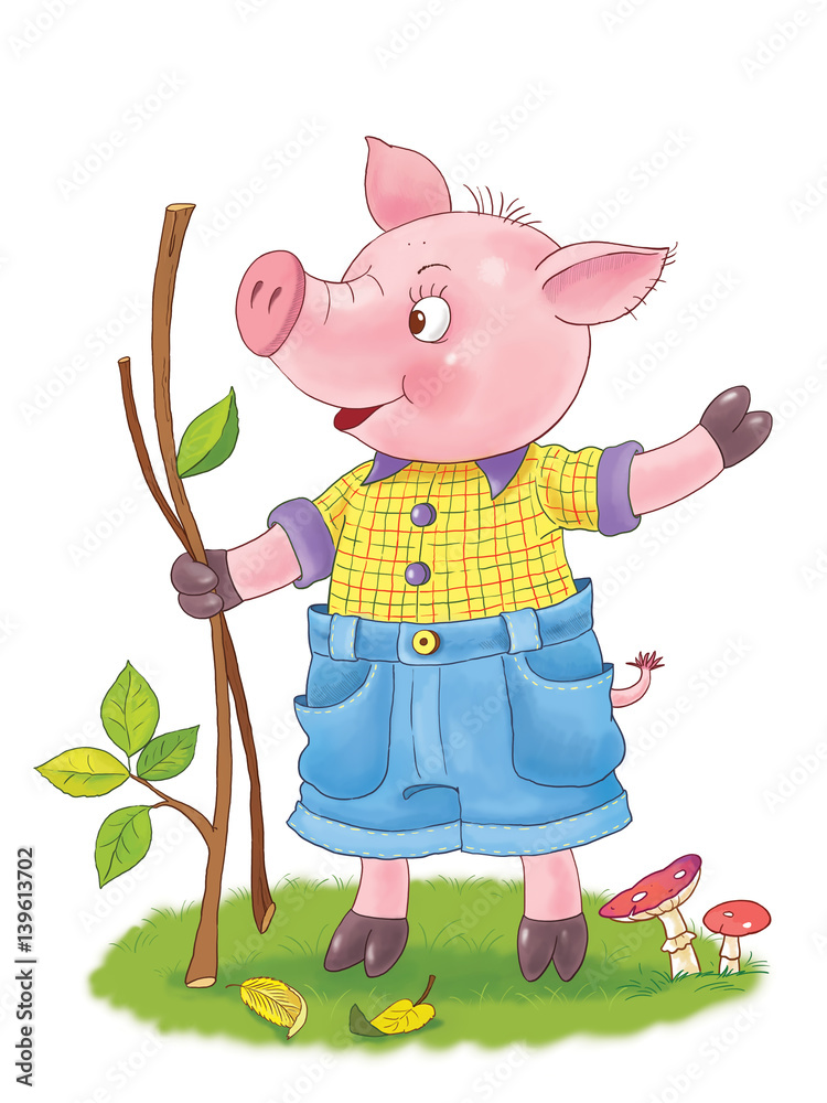 Pig Cartoon Characters