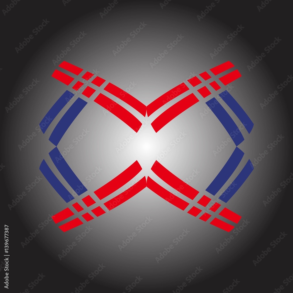 Business corporate abstract unity vector logo design template. Linked ...