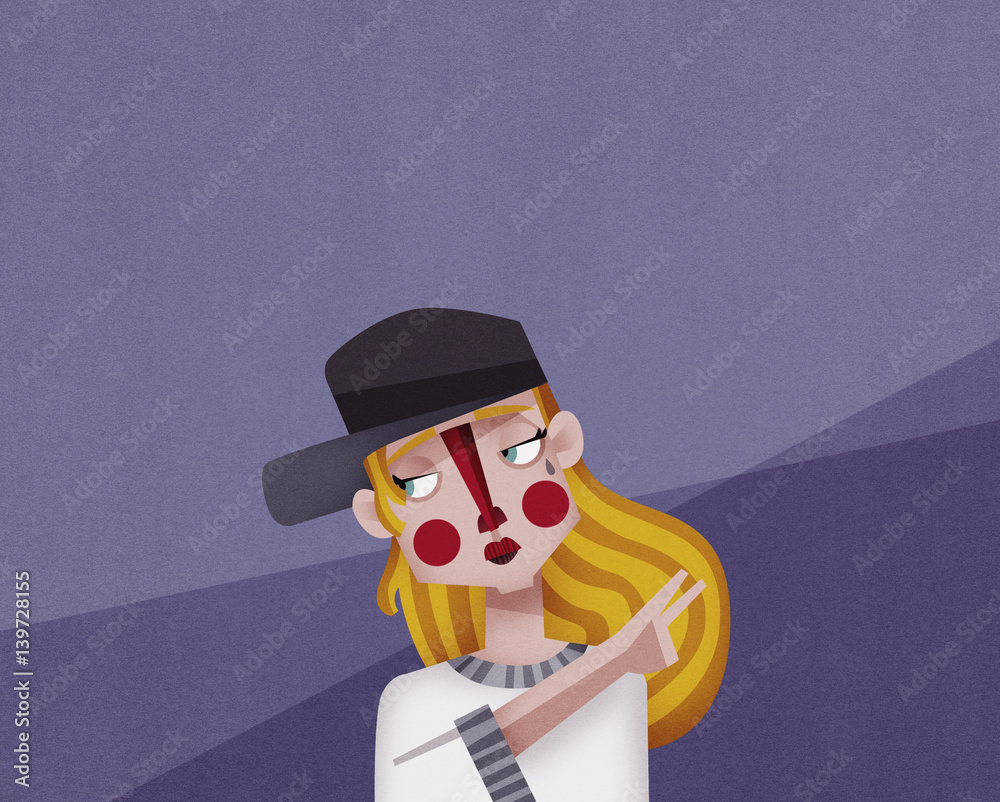 rapera Stock Illustration | Adobe Stock