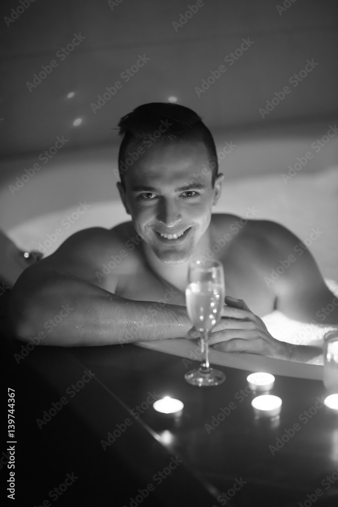 man relaxing Stock Photo | Adobe Stock