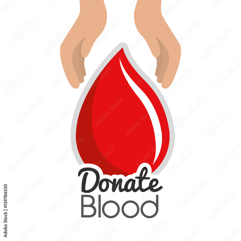 blood donation campaign icon Stock Vector | Adobe Stock