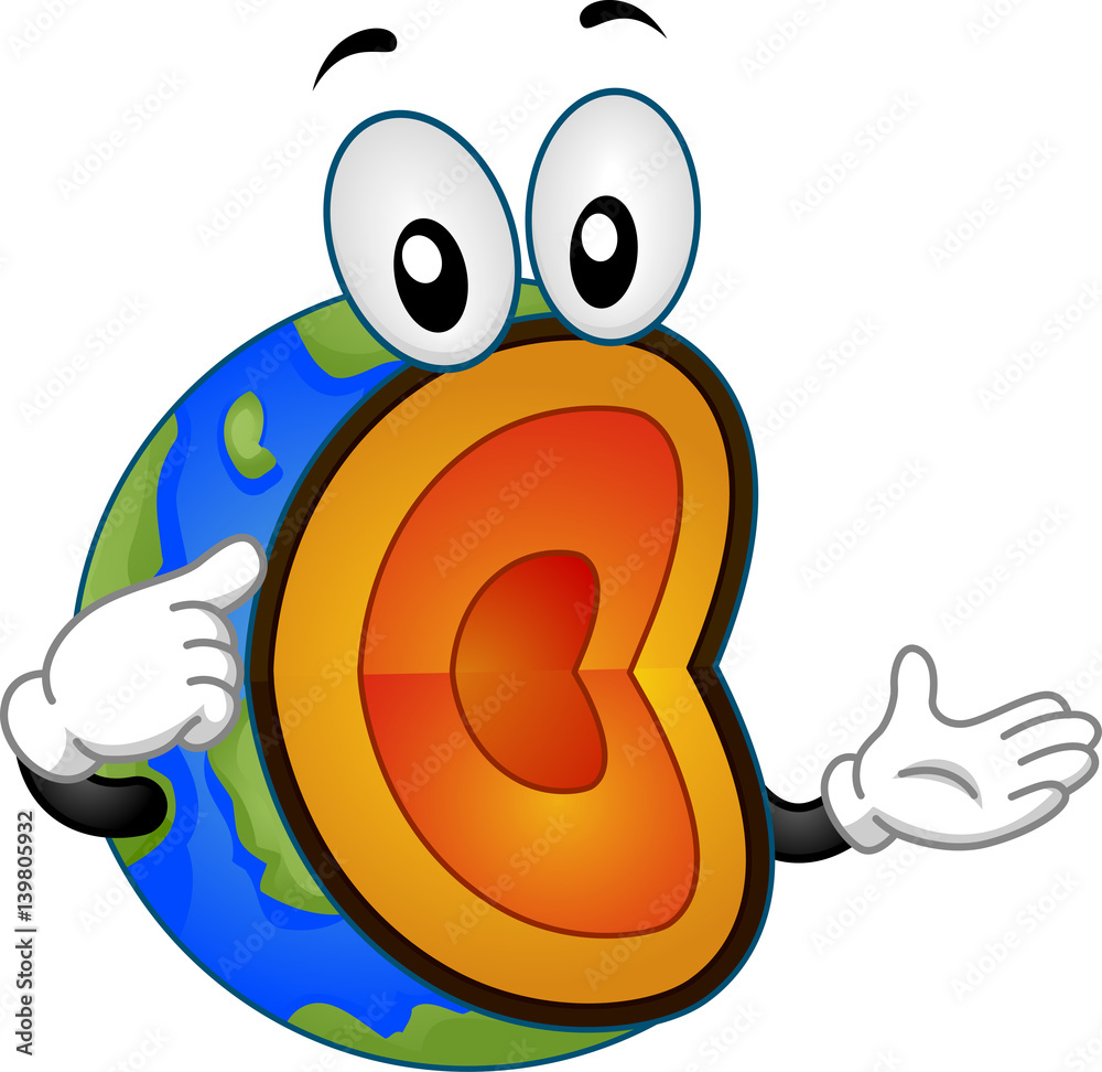 Layers Of The Earth Clip Art