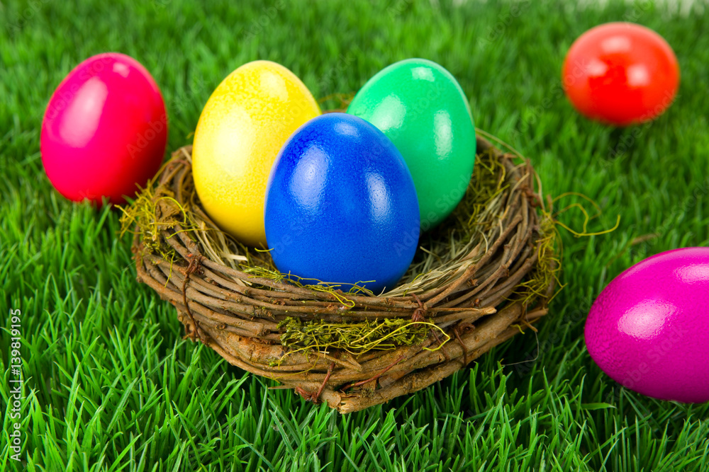 Osternest Stock-Foto | Adobe Stock