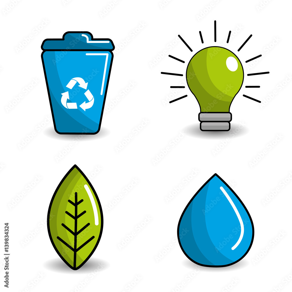 reduce, reuse and recycle icon Stock Vector | Adobe Stock