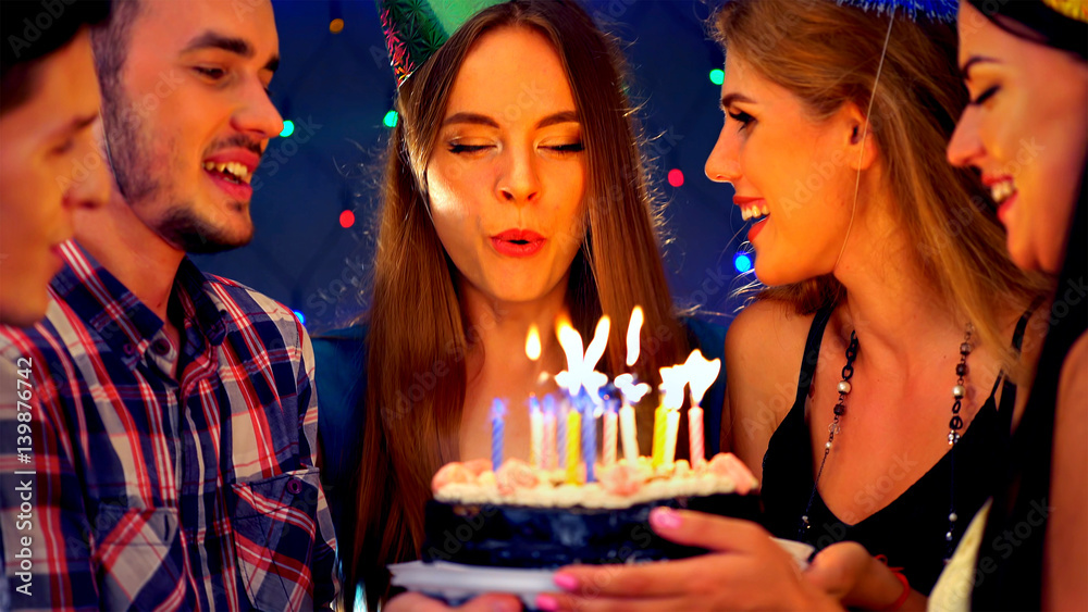 Happy Birthday In Nightclub