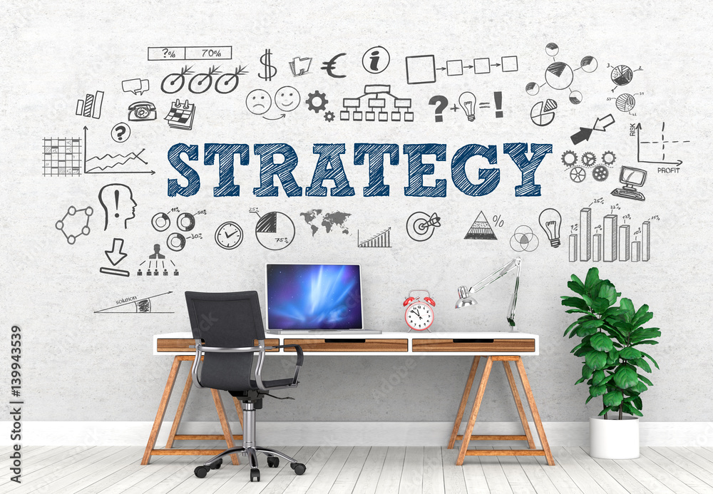 Strategy / Office / Wall / Symbol Stock Photo | Adobe Stock