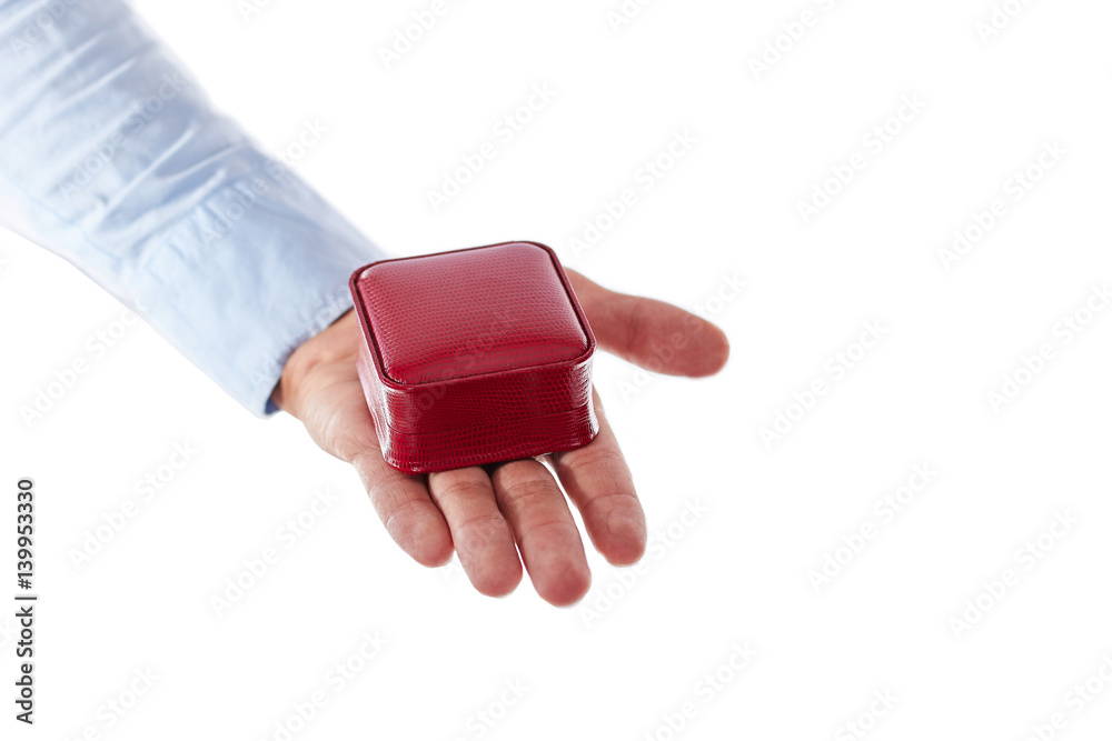 Hand with a Box Stock-Foto | Adobe Stock