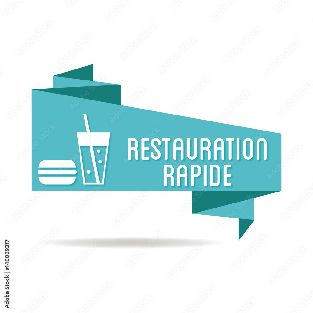 Logo restauration rapide. Stock Vector | Adobe Stock