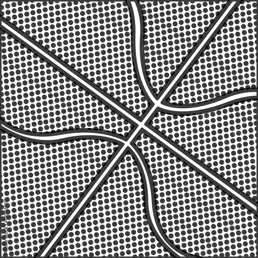 grayscale background with basketball ball texture vector illustration ...