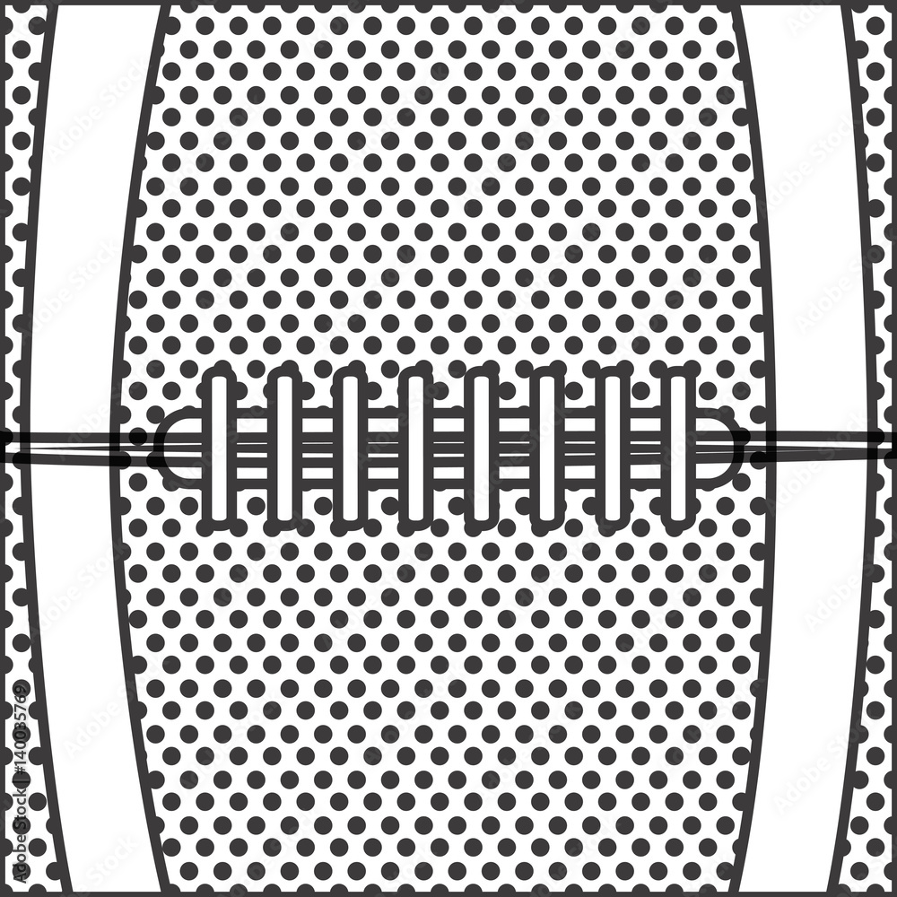 grayscale background with football ball texture vector illustration ...