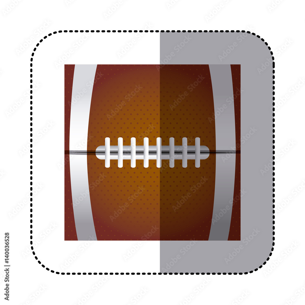 square sticker background with football ball texture vector ...