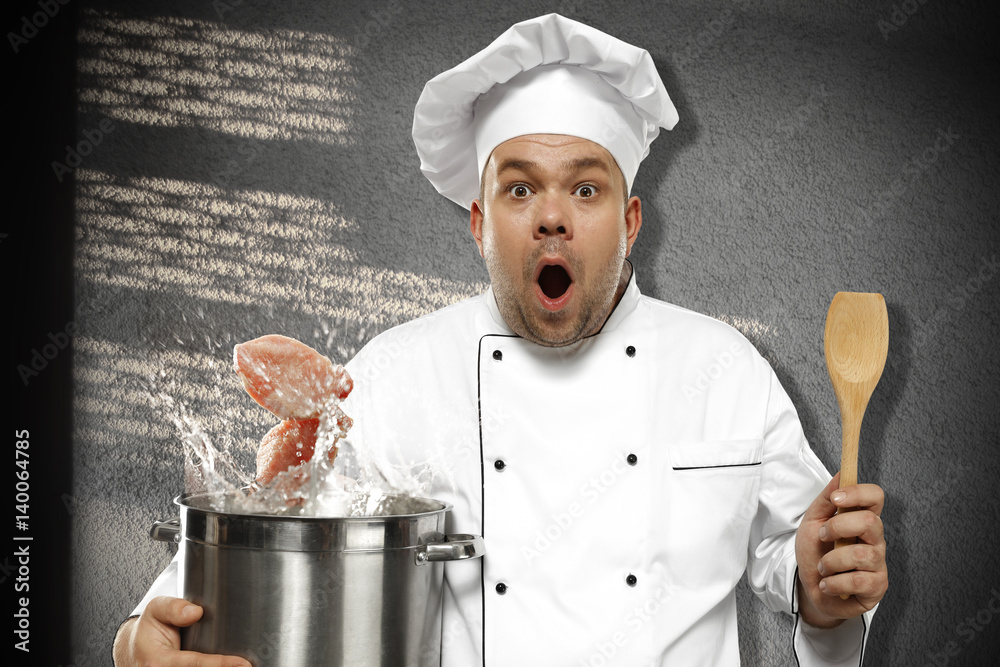 cook chef and food Stock-Foto | Adobe Stock