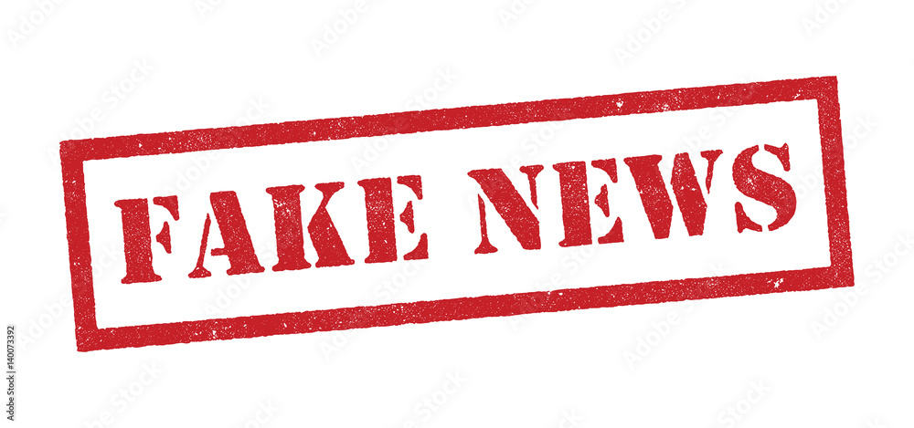 Fake news red stamp Stock Vector | Adobe Stock