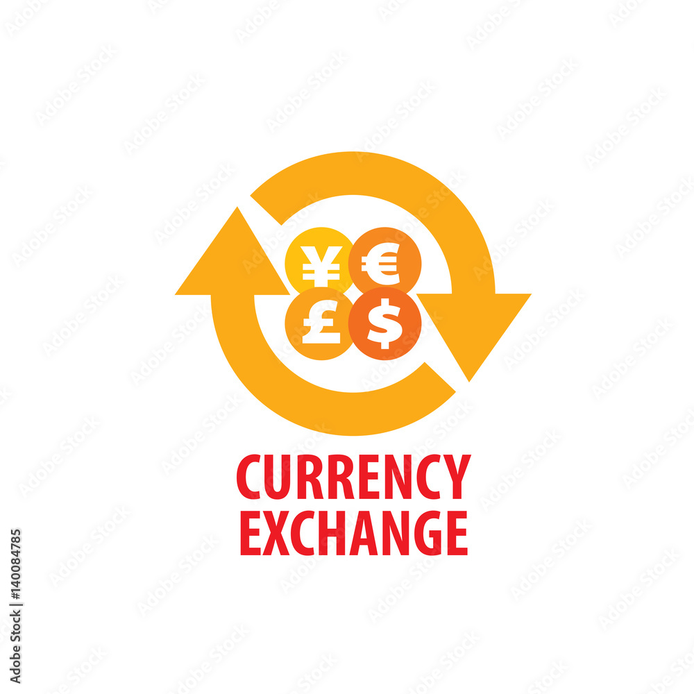 vector logo currency exchange Stock Vector | Adobe Stock