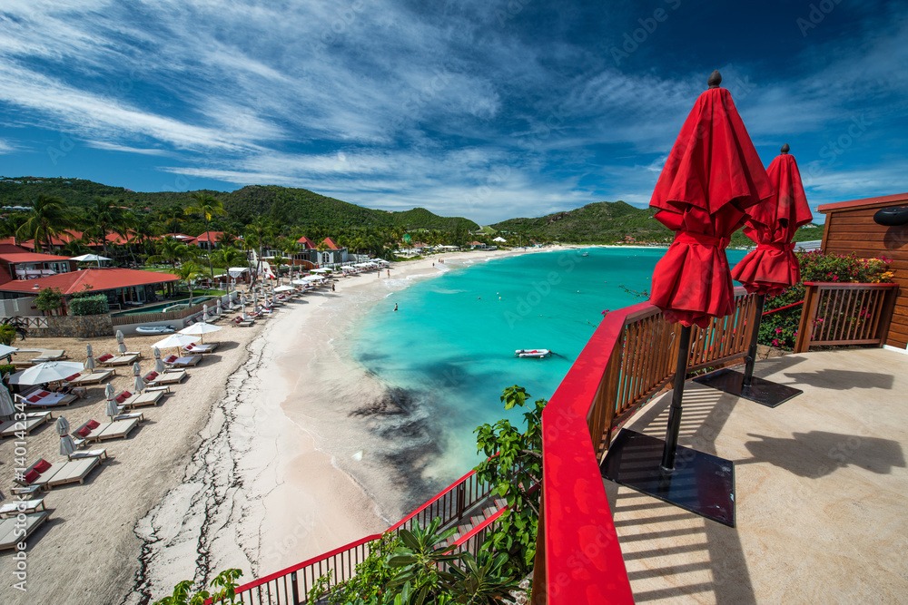 St Barth Island, Caribbean sea Stock Photo | Adobe Stock