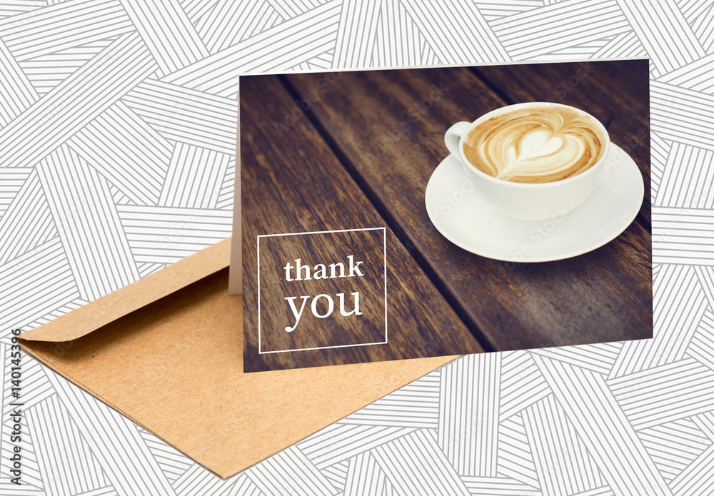 Thank You Card Layout Stock Template | Adobe Stock