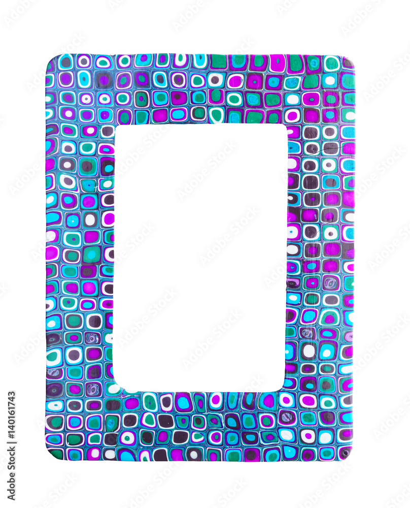 Photo frame made from polymer clay handmade crafted Stock-Foto | Adobe ...