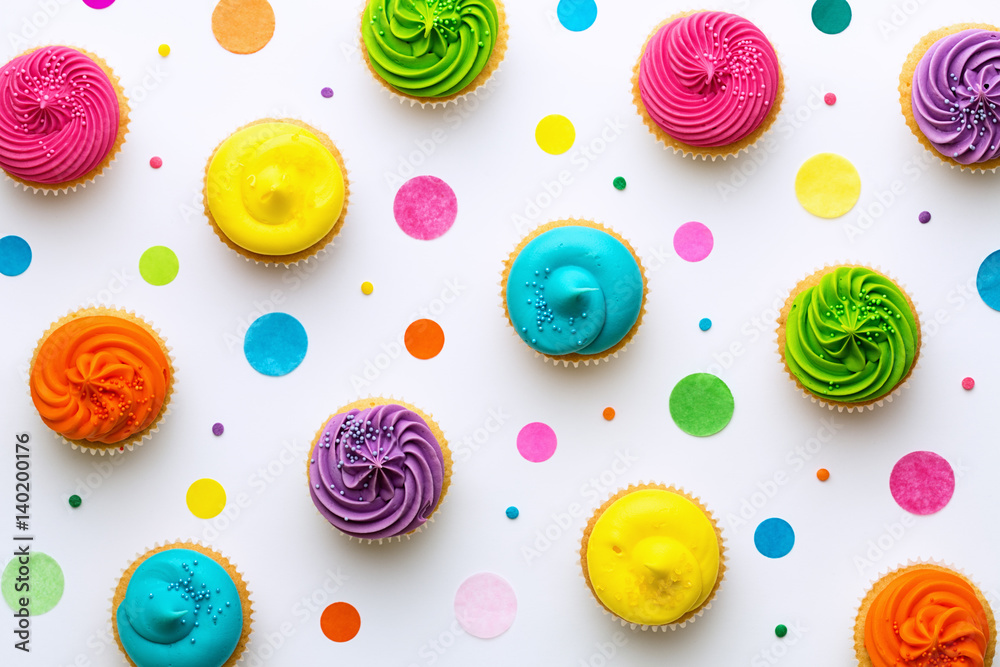 Cupcake background Stock Photo | Adobe Stock