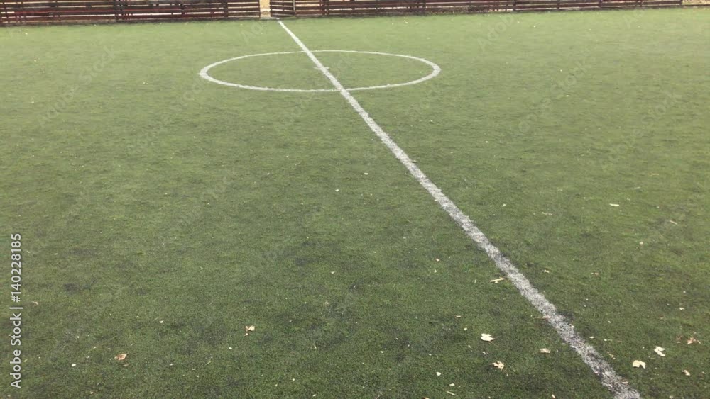 Surface of football sport background 4K 2160p 30fps UltraHD footage ...