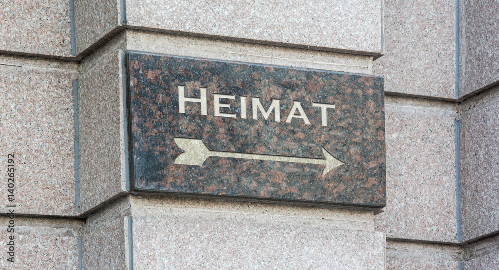 Schild 204 - Heimat Stock Illustration | Adobe Stock