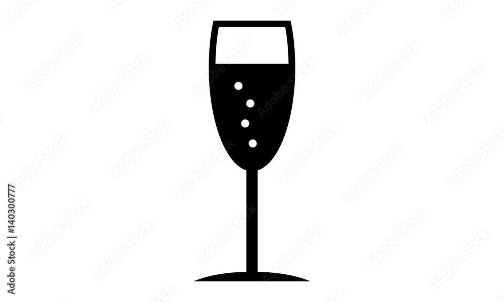 Pictogram - Prosecco, Prosecco glass - Object, Icon, Symbol Stock ...