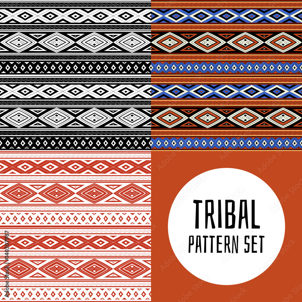 Indian Tribal Patterns Wallpaper