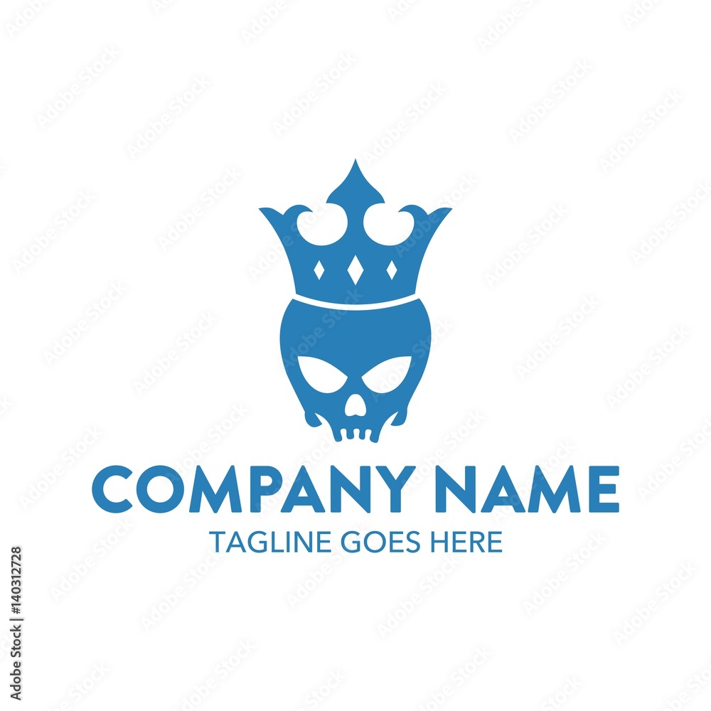 The King Logo Template Stock Vector | Adobe Stock