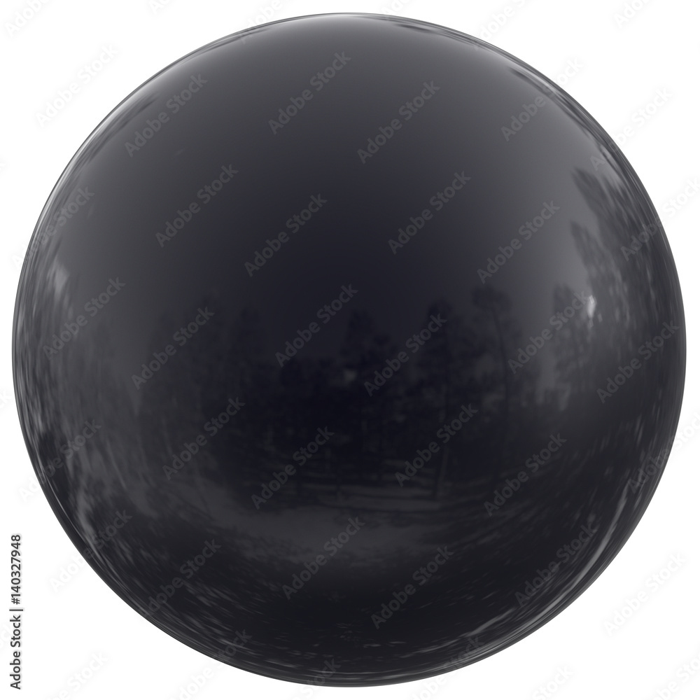Sphere round button black ball basic circle geometric shape solid ...