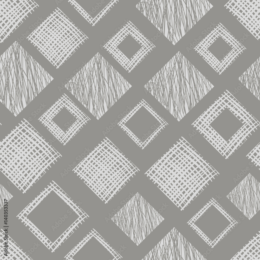 Seamless vector geometrical pattern with rhombus, squares, rectangles ...