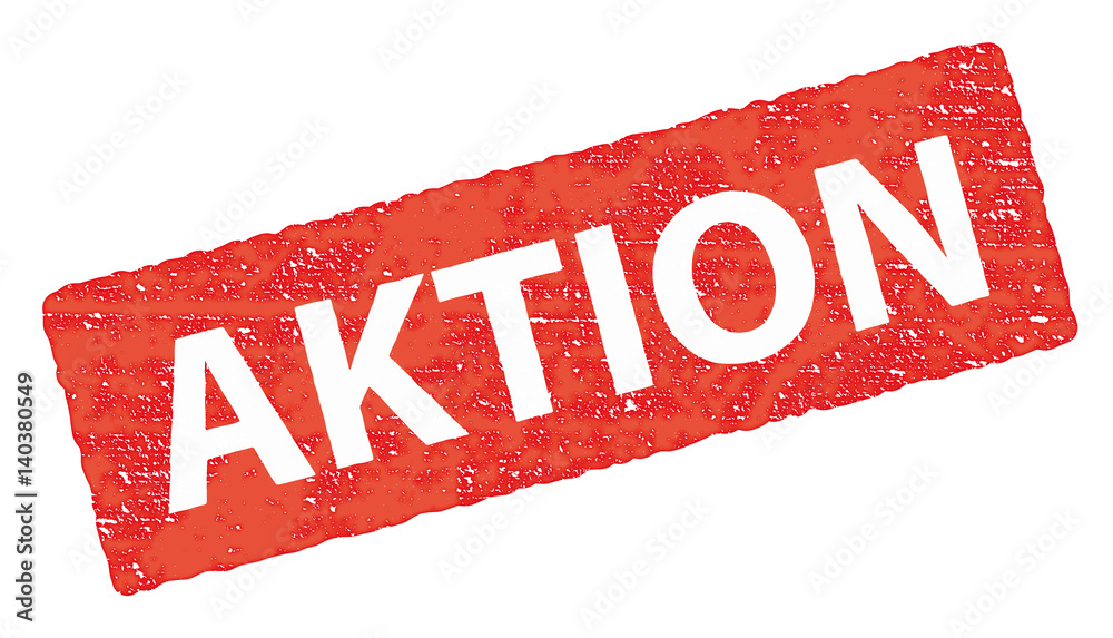 Stempel Aktion, rot Stock Vector | Adobe Stock
