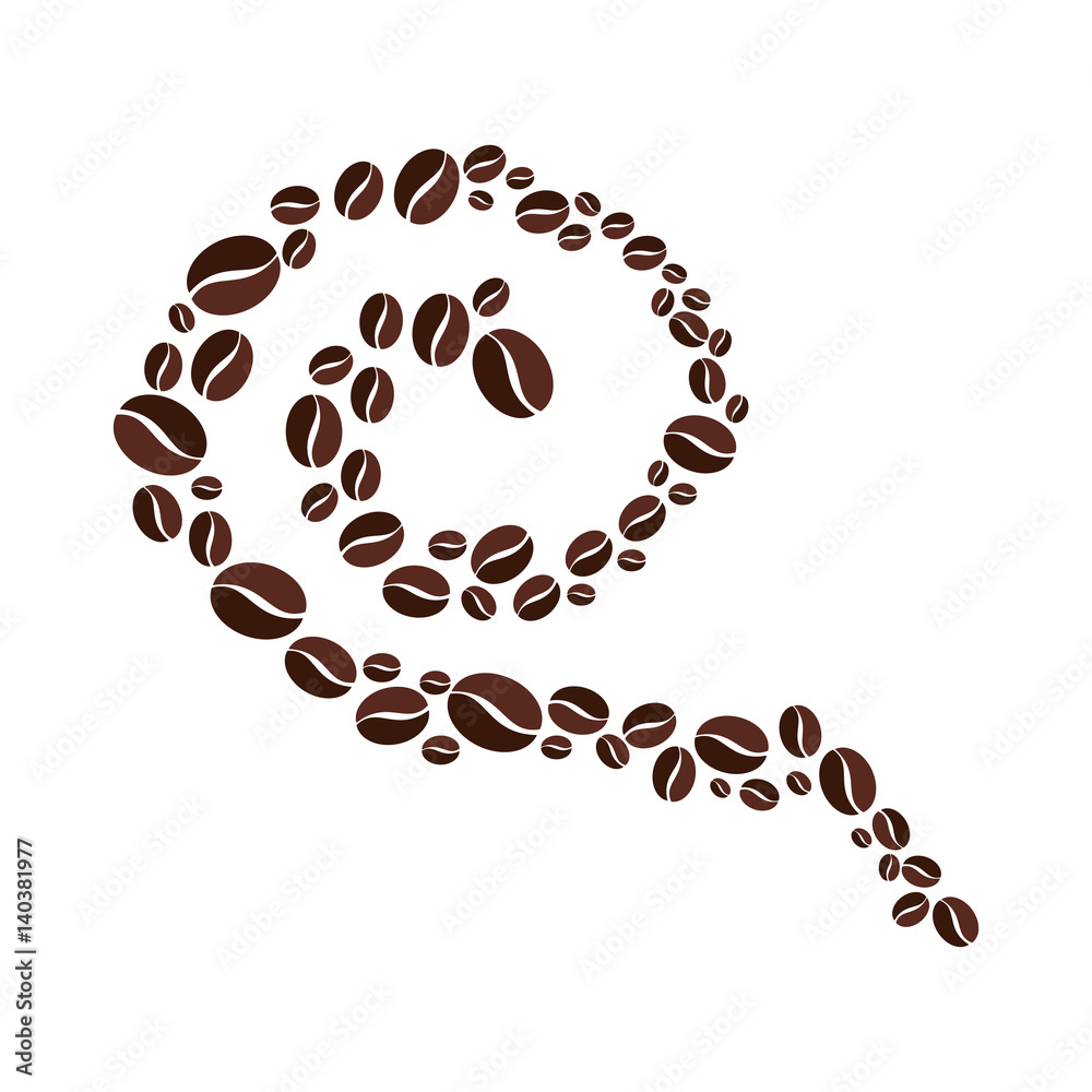 delicious coffee seeds icon vector illustration design Stock Vector ...