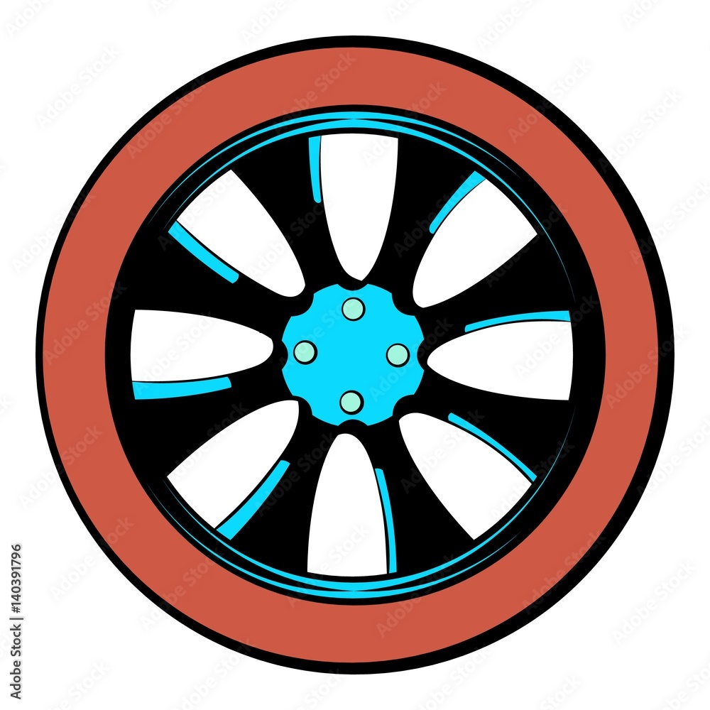 Rotor icon cartoon Stock Vector | Adobe Stock
