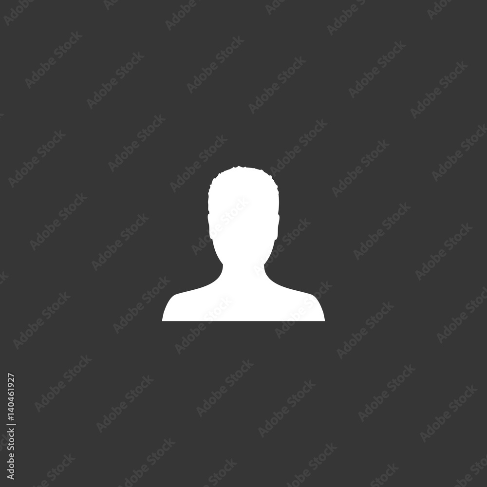 Default male avatar profile picture icon. Man photo placeholder. Stock ...