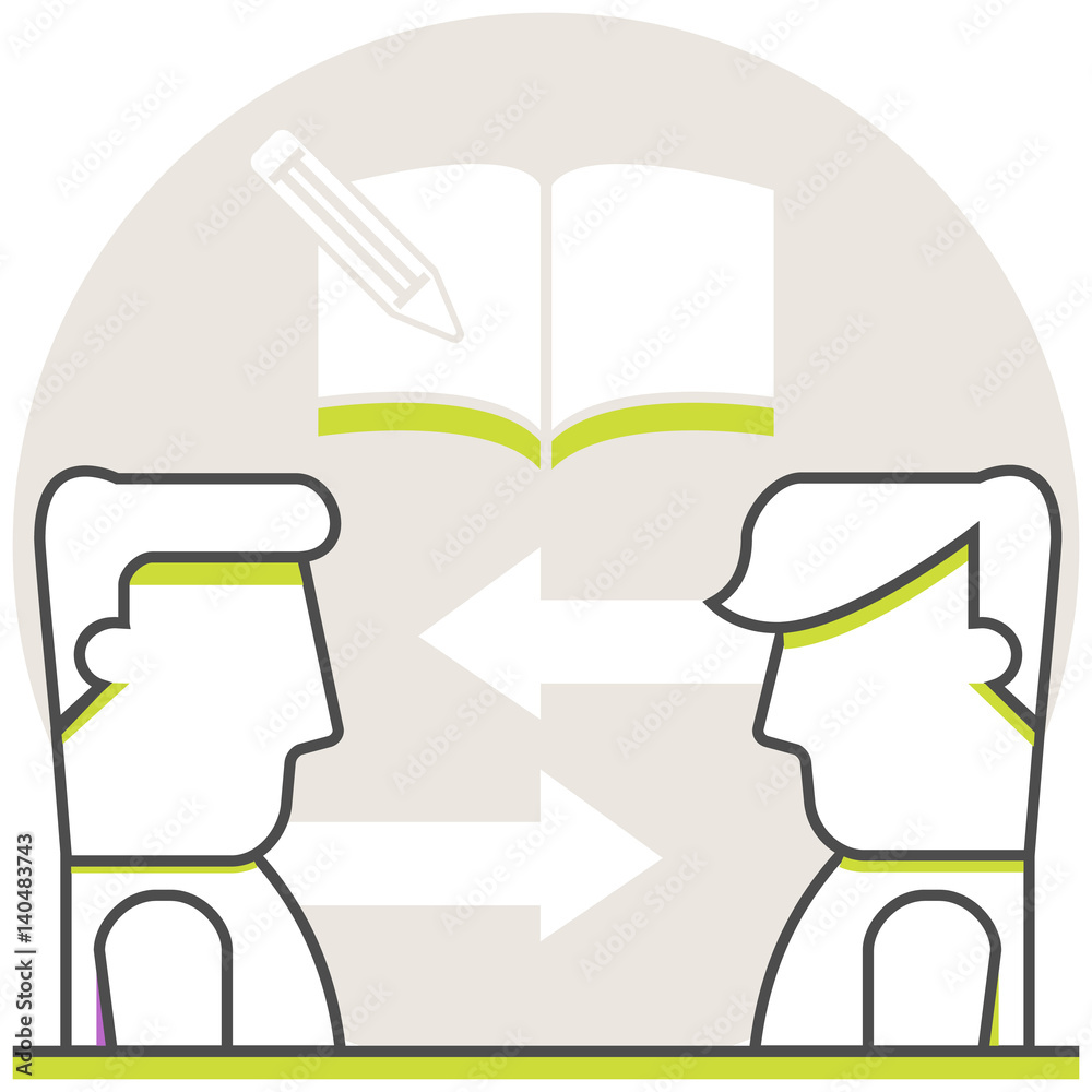 Private Tutoring - Infographic Icon Elements from Online Education Set ...