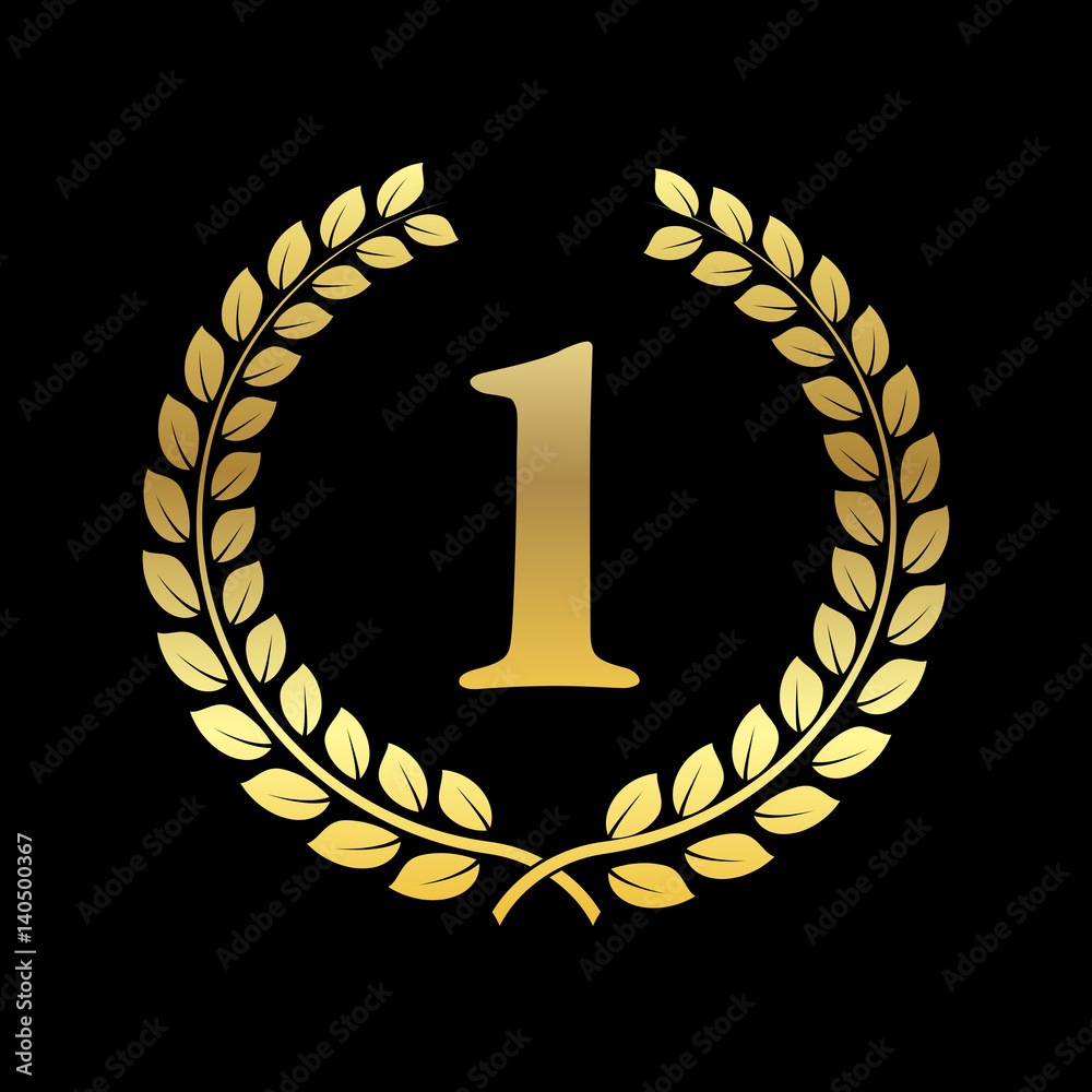 Golden Laurel Wreath. Award for winners. Honoring champions. Sign for ...